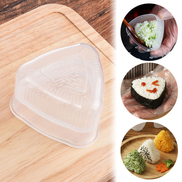 DIY Sushi Mold Onigiri Rice Ball Food Press Triangular Sushi Maker Mold ...