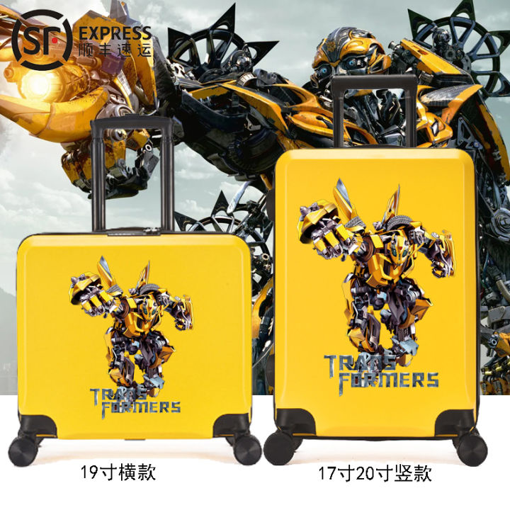 Transformers Robot Bumblebee Optimus Prime Children's Luggage Little ...