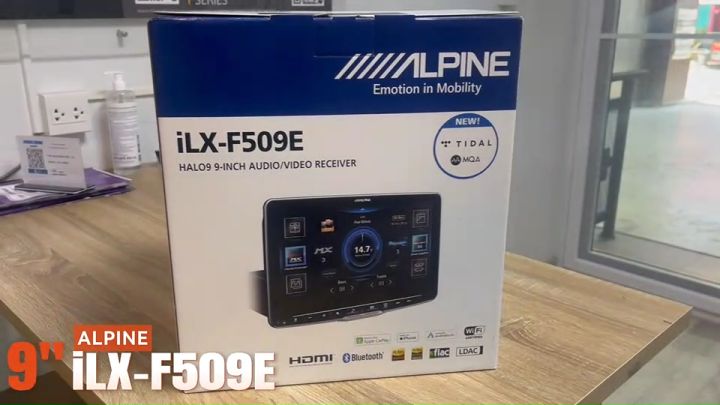 ALPINE iLX-F509E เครื่องเล่นติดรถยนต์ จอ9นิ้ว มี Apple CarPlay/ Android ...