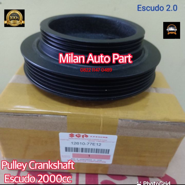 Pulley puli crankshaft kruk ker as Suzuki Escudo 2000cc 2.0 12610-77E12 ...