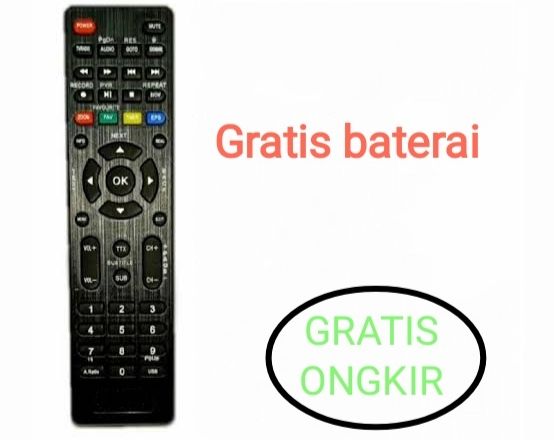 Remote Set Top Box DVB-T2 Ichiko Rinrei Akari Advan Matrix | Remot STB ...