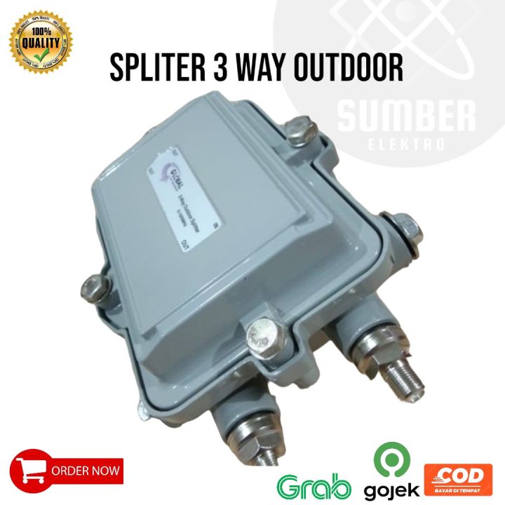 SPLITER OUTDOOR 3 WAY GLOBAL | Lazada Indonesia