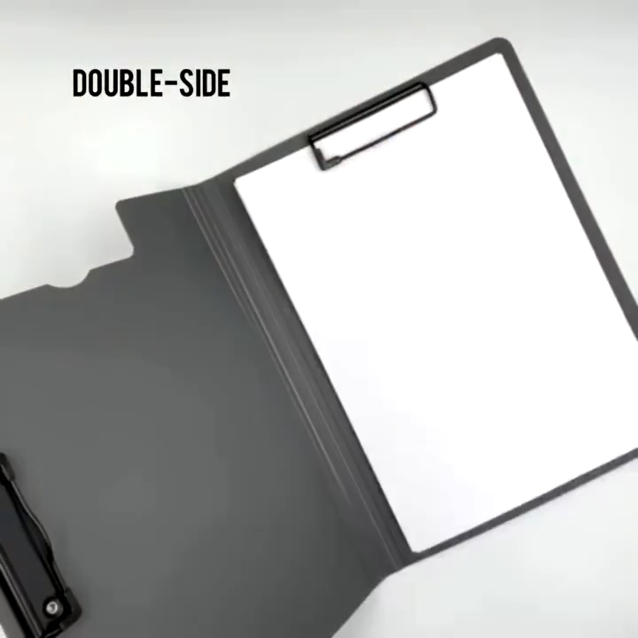 1PC Double Clip Folder Clipboard A4 Horizontal/Vertical Document Clip ...