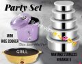 PAKET SET MINI panci LISTRIK + GRILL LISTRIK + RANTANG | Lazada Indonesia