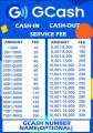 SIGNAGE GCASH CASH IN CASH OUT / SERVICE FEE / LOADING STATION | Lazada PH