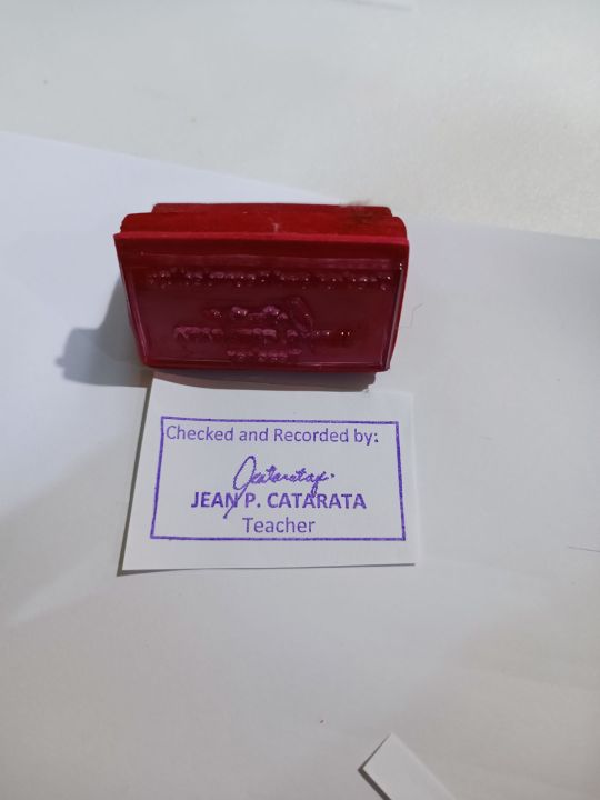 Teacher stamp machine made | Lazada PH