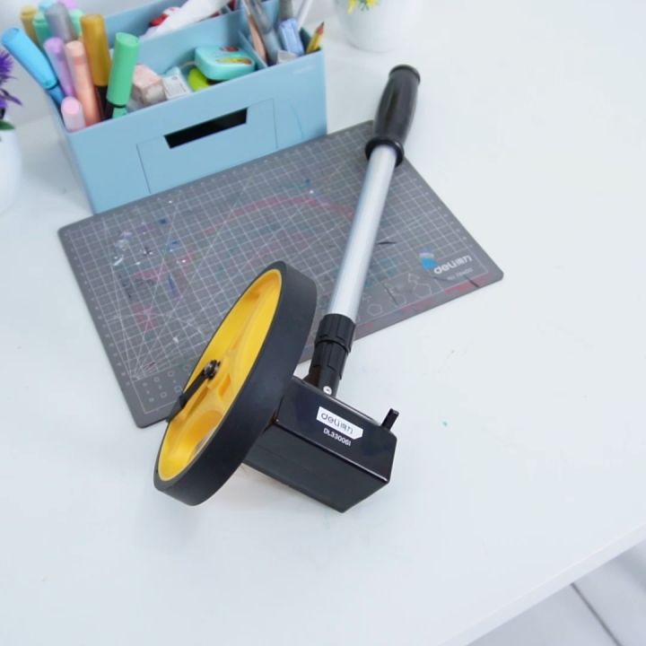 Deli Wheeled Rangefinders / Meteran Roda Berjalan Hingga 999M DL330061 ...