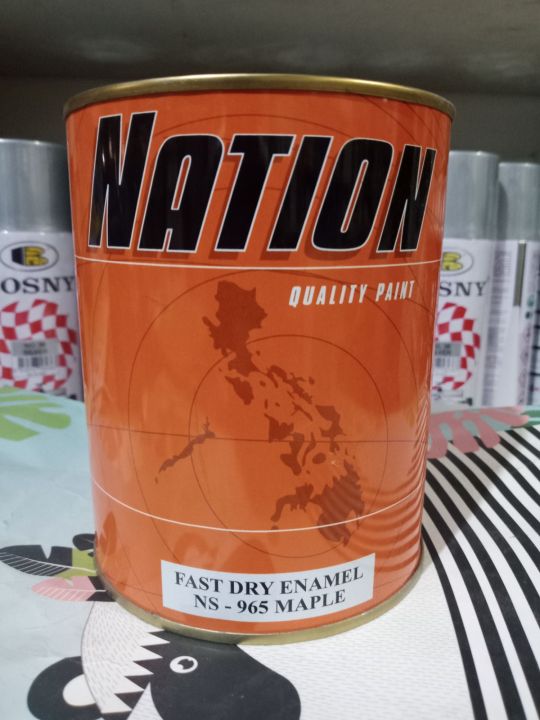 Boysen Nation Paint Fast Dry Enamel NS-965 Maple 1L | Lazada PH