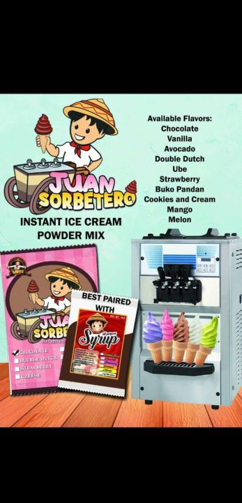 JUan SOrbetero MANGO ICE CREAM PREMIUM POWDER MIX 1 KILO | Lazada PH