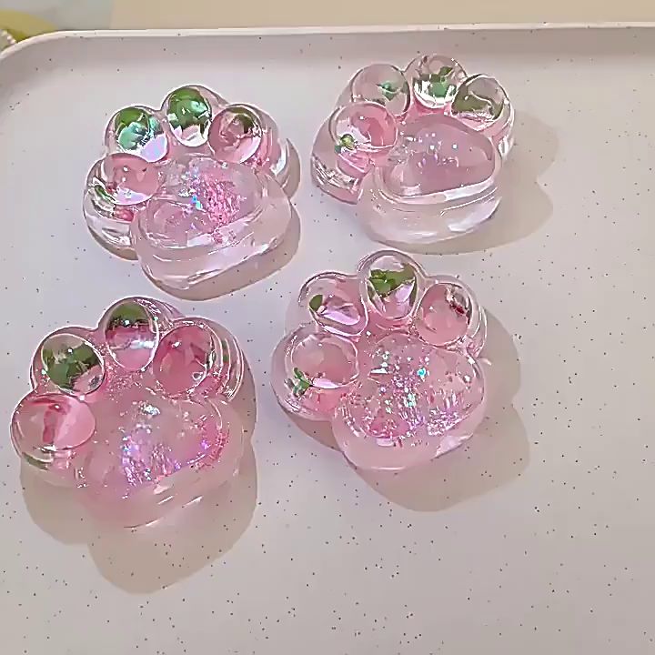 Utopia ทาบะสกุชชี่แมว Taba Squishy Cat Paw Jelly Strawberry ทาบะสกุชชี่ ...