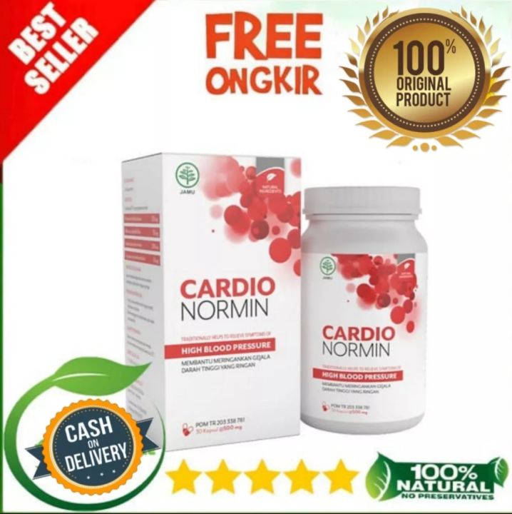 Cardionormin Asli Original Obat Herbal Hipertensi Tekanan Jantung ...