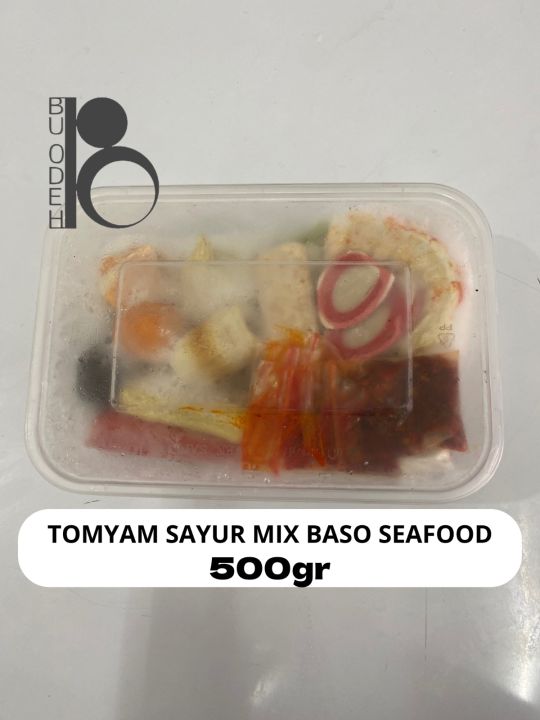tomyam sayur mix baso seafood bakso seafood frozen food bu odeh ...
