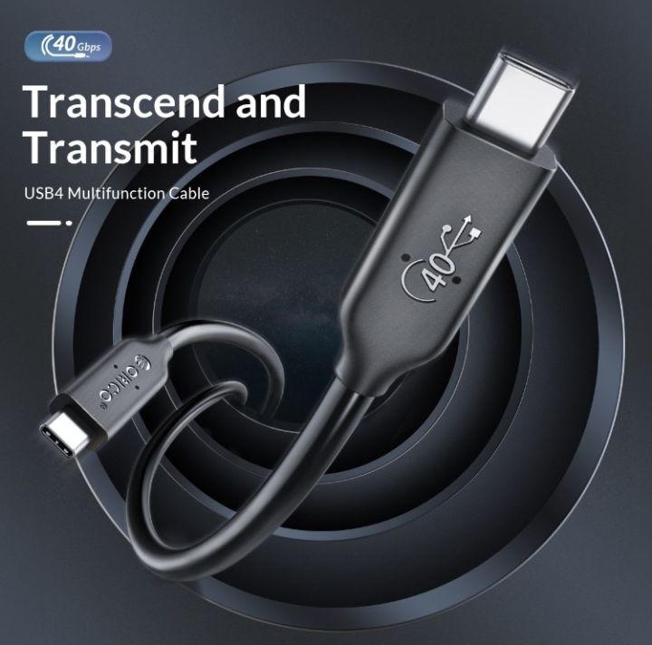 ORICO Thunderbolt Cable USB4 Cable Certified USB C Cable with 8K60Hz ...