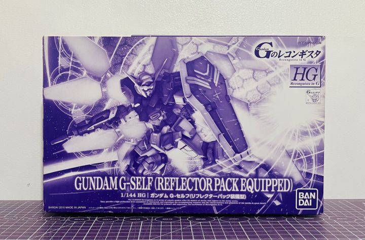 HG Premium bandai Reco-in-G 1/144 Scale Gundam G-Self (Reflector pack ...
