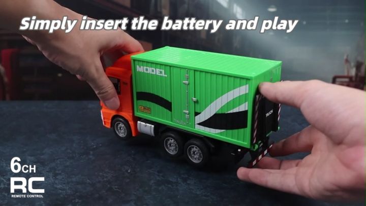 HENGJIAN COLLECTION MAINAN REMOTE RC CARGO LALAMOVE JNT TRUCK BOX 1:20 6CH | Lazada Indonesia