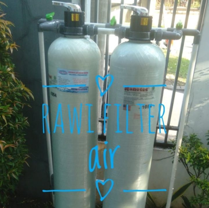 Paket Filter 2 Tabung Frp 1054 Manual+Multimedia Filter Lokal | Lazada ...