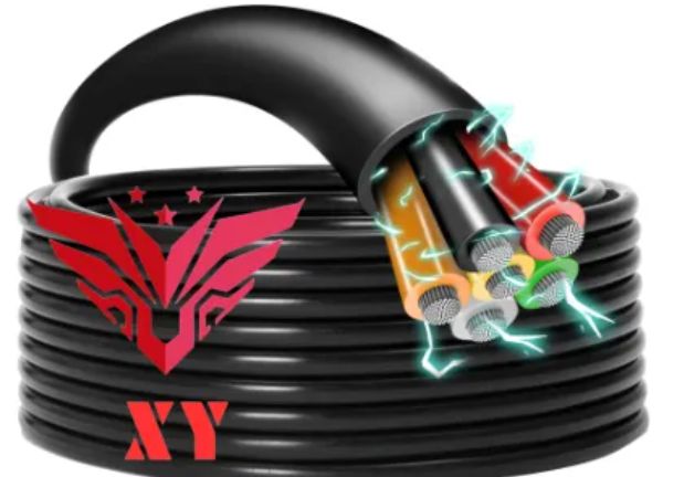 10M 2/3/4/5/6/8Core Insulated PVC Sheath Power Wire Flexible Cables for Security/Alarm/Access ...