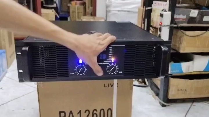 2023 IMIX/Trident CA-20 1500W Powered Amplifier | Lazada PH