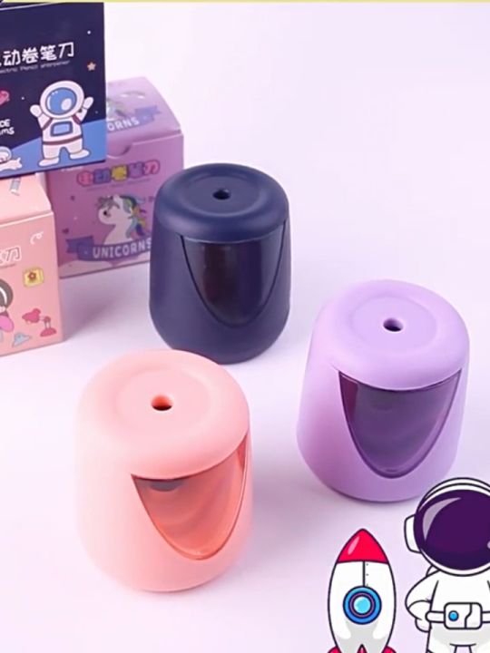 Kissdora Macaron Cartoon Pencil Sharpener kids Electric Pencil ...