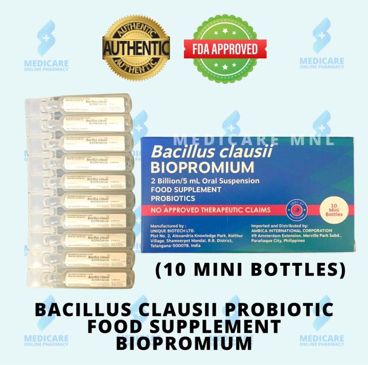 Bacillus Clausii 2billion/5ml Oral Suspension - Biopromium (Pro ...