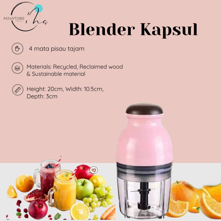 Blender Kapsul Capsule Portable Electric Juicer Hand Mixer Elektrik ...