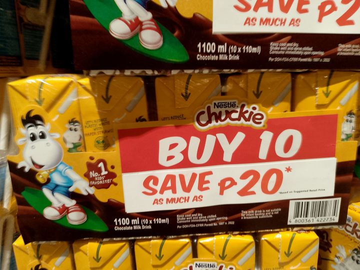 Nestle Chuckie Chocolate Drink (110ml.×10) | Lazada PH