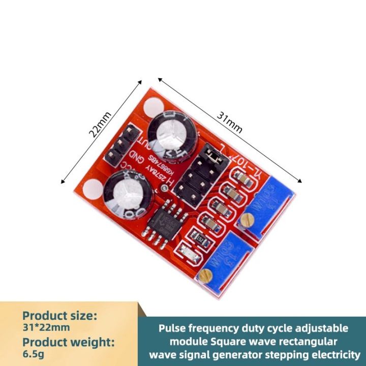 NE555 Pulse Frequency Duty Cycle Adjustable Module Square Wave ...