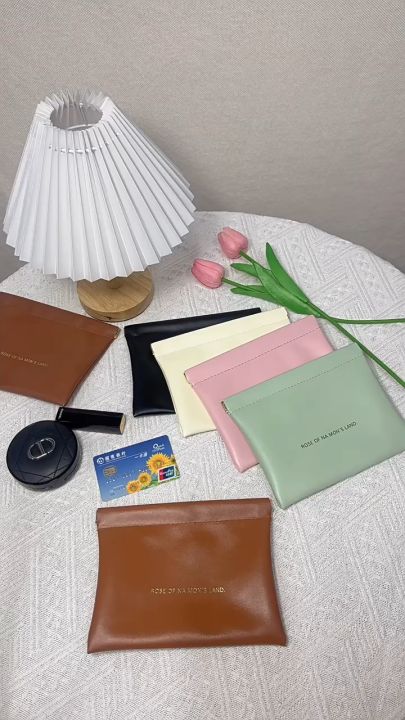 （SG READY STOCK）Mini storage bag/portable zero wallet/PU storage bag ...