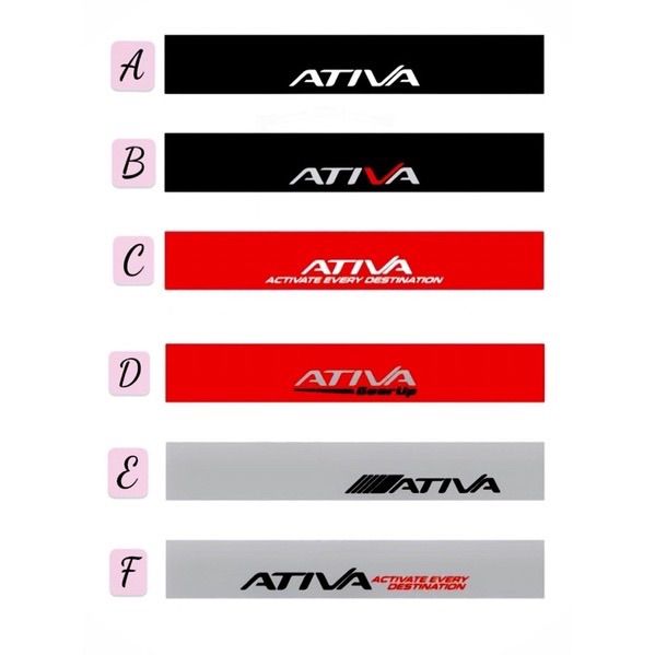 (Ready Stock) S716# Ativa Car Windshield Sticker | Lazada
