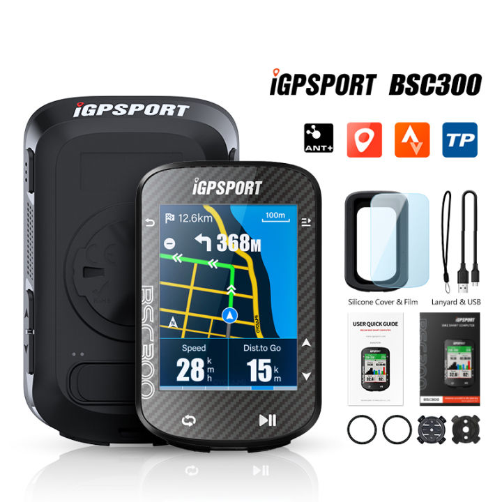 IGPSPORT BSC300 Route Navigation Bicycle GPS Computer Cycling Wireless ...