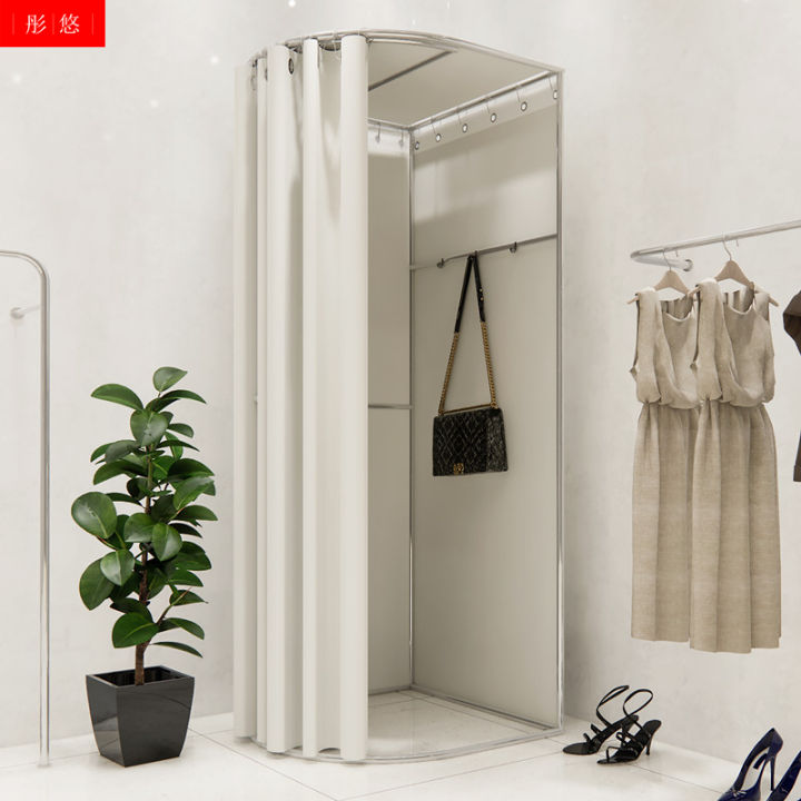 Clothing Store Fitting Room Outdoor Simple Movable Dressing Room Floor ...