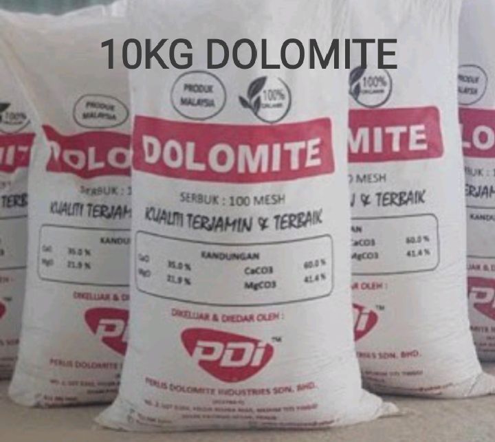 DOLOMITE PDI original (KAPUR PERTANIAN) 10KG REPACK | Lazada