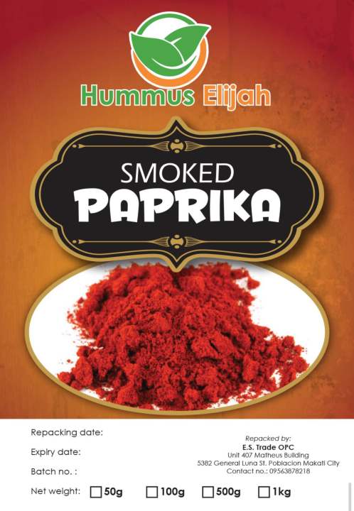 Smoked Paprika - 20g/50g/100g/500g/1kg/5kg | Lazada PH