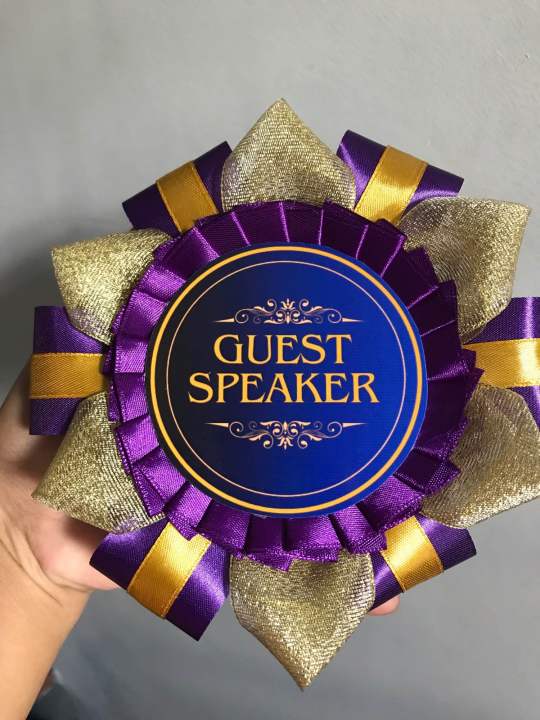 Garland Lei for graduation and guest or vip with free logo | Lazada PH