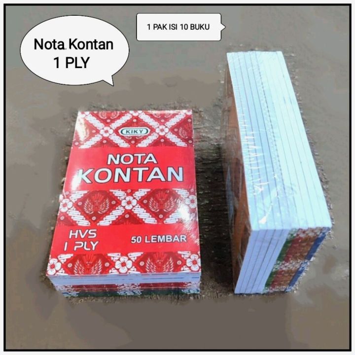 1 Pak Nota Kontan 1 Ply Kecil isi 10 Buku KIKY | Lazada Indonesia