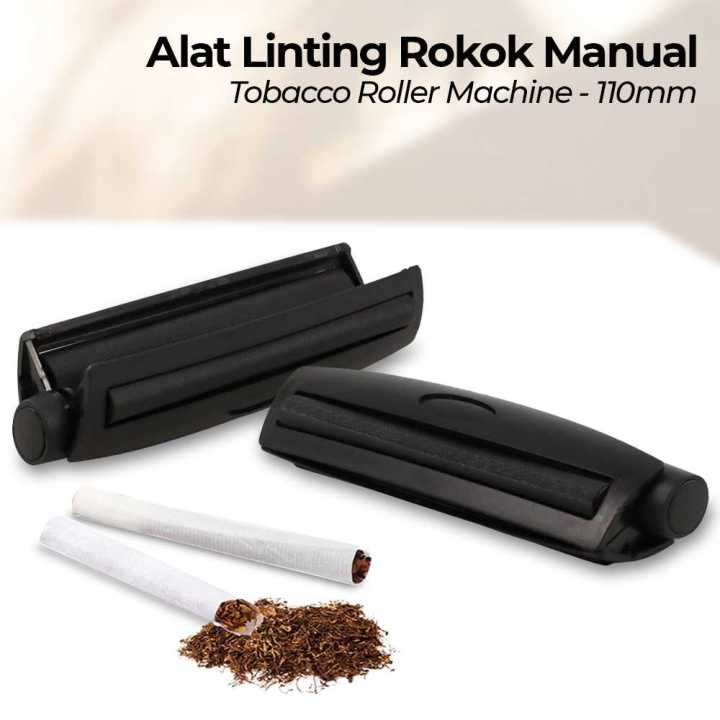 ALAT LINTINGAN TEMBAKO MESIN ROKOK MANUAL PENGGULUNG TEMBAKAU LINTING OTOMATIS 12 x 110mm ...