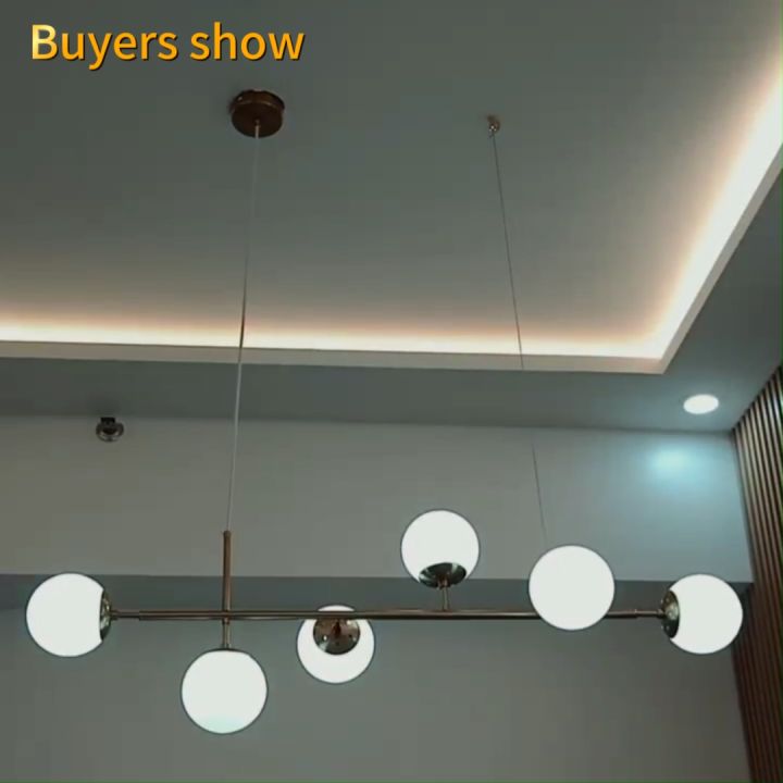 Hanging Lamp Tricolor Led Pendant Light Kitchen Light Ceiling Light Bar ...