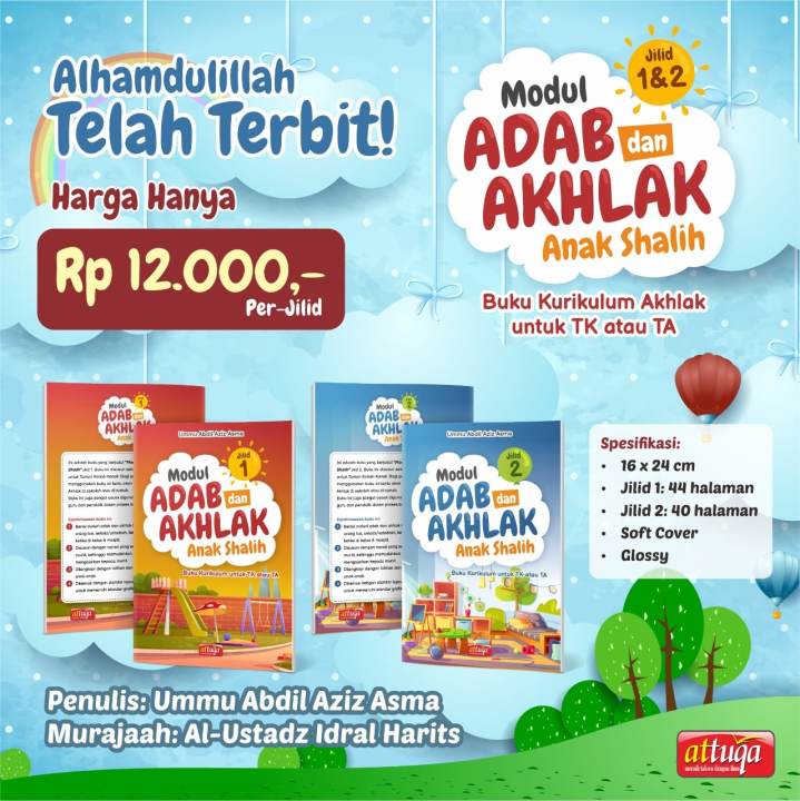 Buku MODUL ADAB DAN AKHLAK ANAK SHALIH Jilid 1-2 - attuqa - modul adab ...