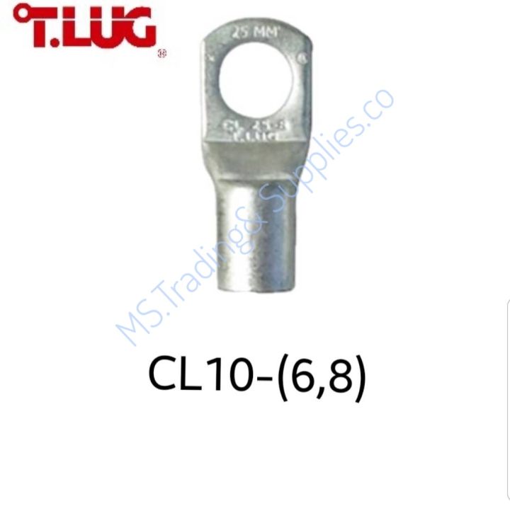 หางปลาทองแดงรุ่นหนา ทรงยุโรป 10 ชิ้นต่อแพ็ค Cable Lugs CL Type รุ่น ...