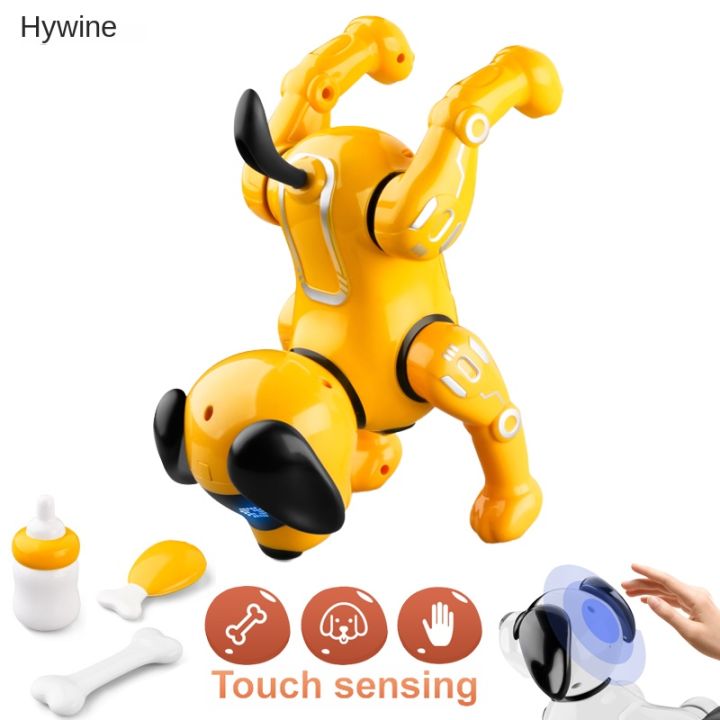Funny RC Robot Electronic Dog Stunt Dog Touch-sense Music Song Walking ...