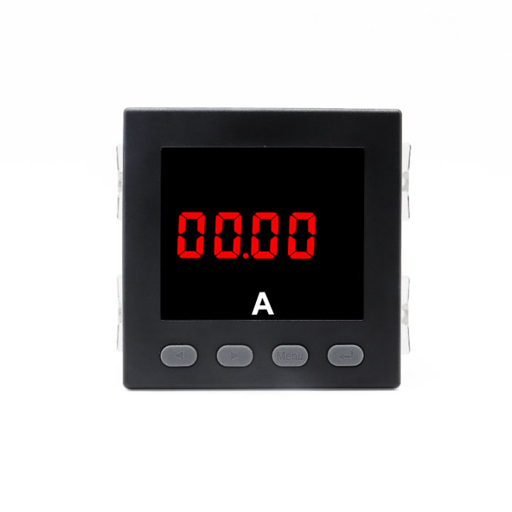 Single Phase Ammeter 96*96mm LED Ampere Panel Meter With 16mm Current ...