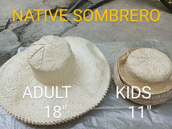 BURI HAT NATIVE FARMERS SOMBRERO SALAKOT | ADULT & KIDS HATS | Lazada PH
