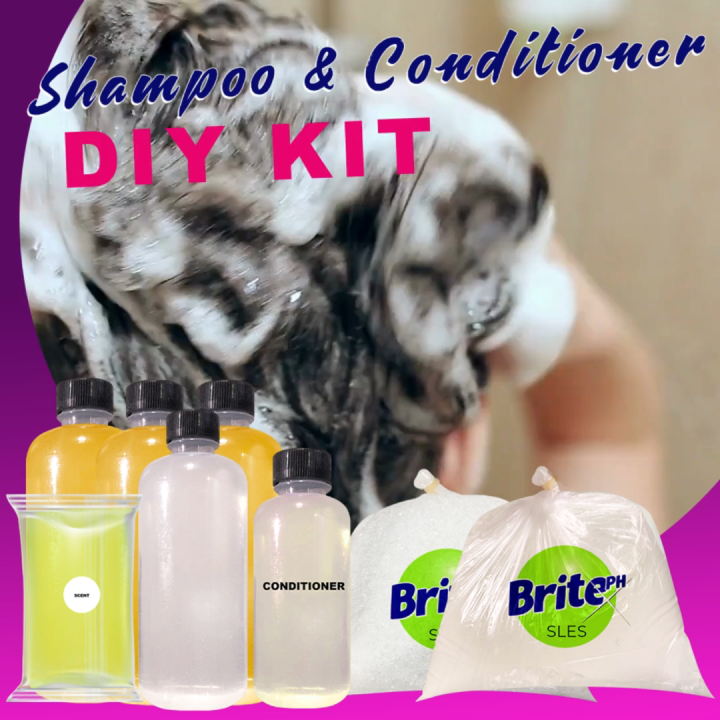 BritePH DIY Shampoo & Conditioner Making KIT (Makes 10L) | Lazada PH