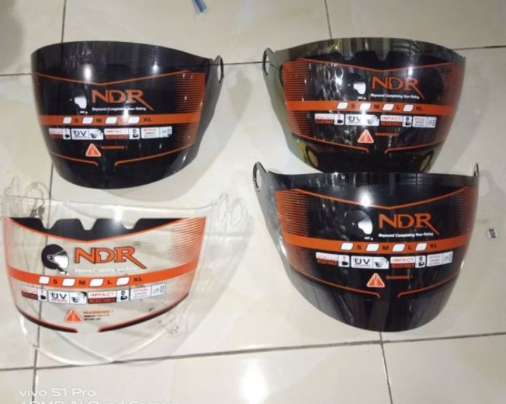 Kaca Helm INK CX25 by NDR - Visor Warna Hitam-Bening untuk Berbagai ...