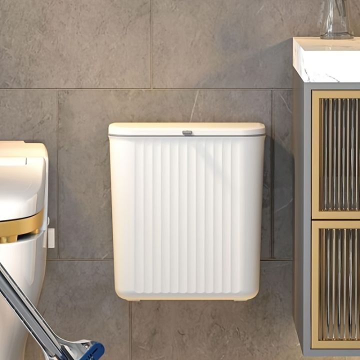 Wall Mounted Trash Can Cymexis Wall Mounted Stainless Steel Trash Bin ...