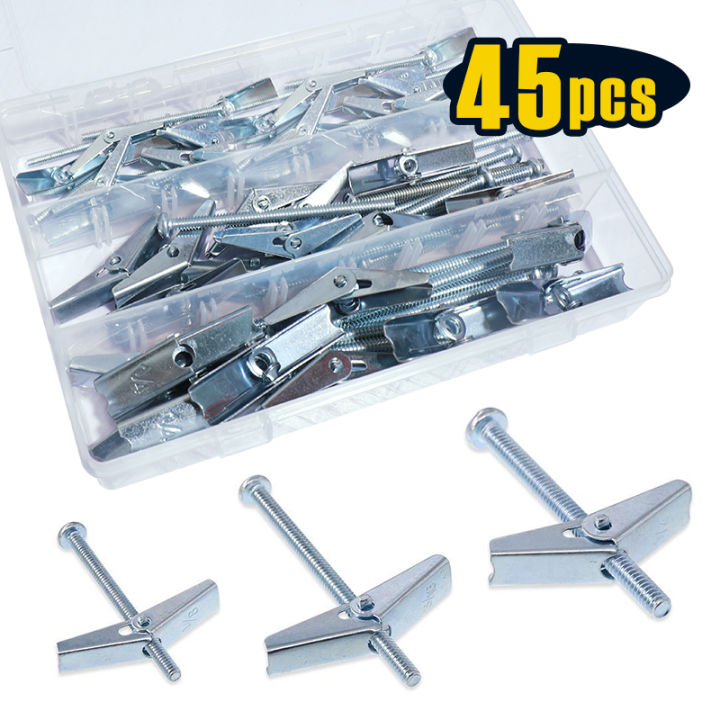 Heavy Duty Hollow Wall Anchors for Drywall Ceiling, Toggle Bolts and ...