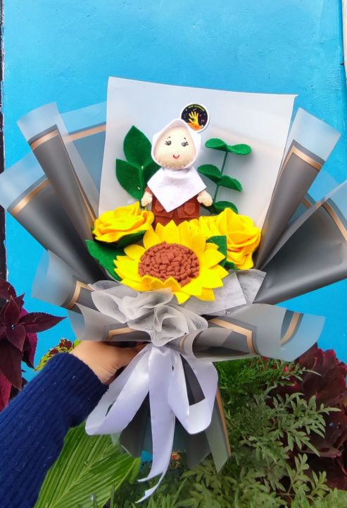 Buket kado hari Guru gratis kartu ucapan buket hari guru | Lazada Indonesia