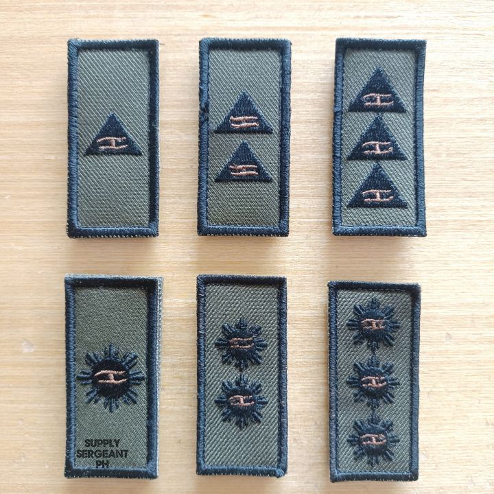 Embroidered AFP Army Officer Rank Patch | Lazada PH