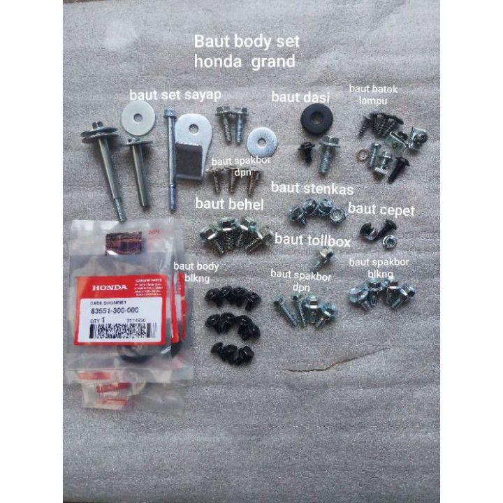 baut cover body full set honda astrea grand legenda impresa bulus ...