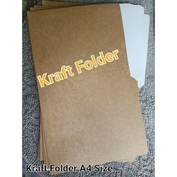 A4 Kraft folder sold per 10pcs. 20pcs 30pcs. 50pcs. 100pcs | Lazada PH